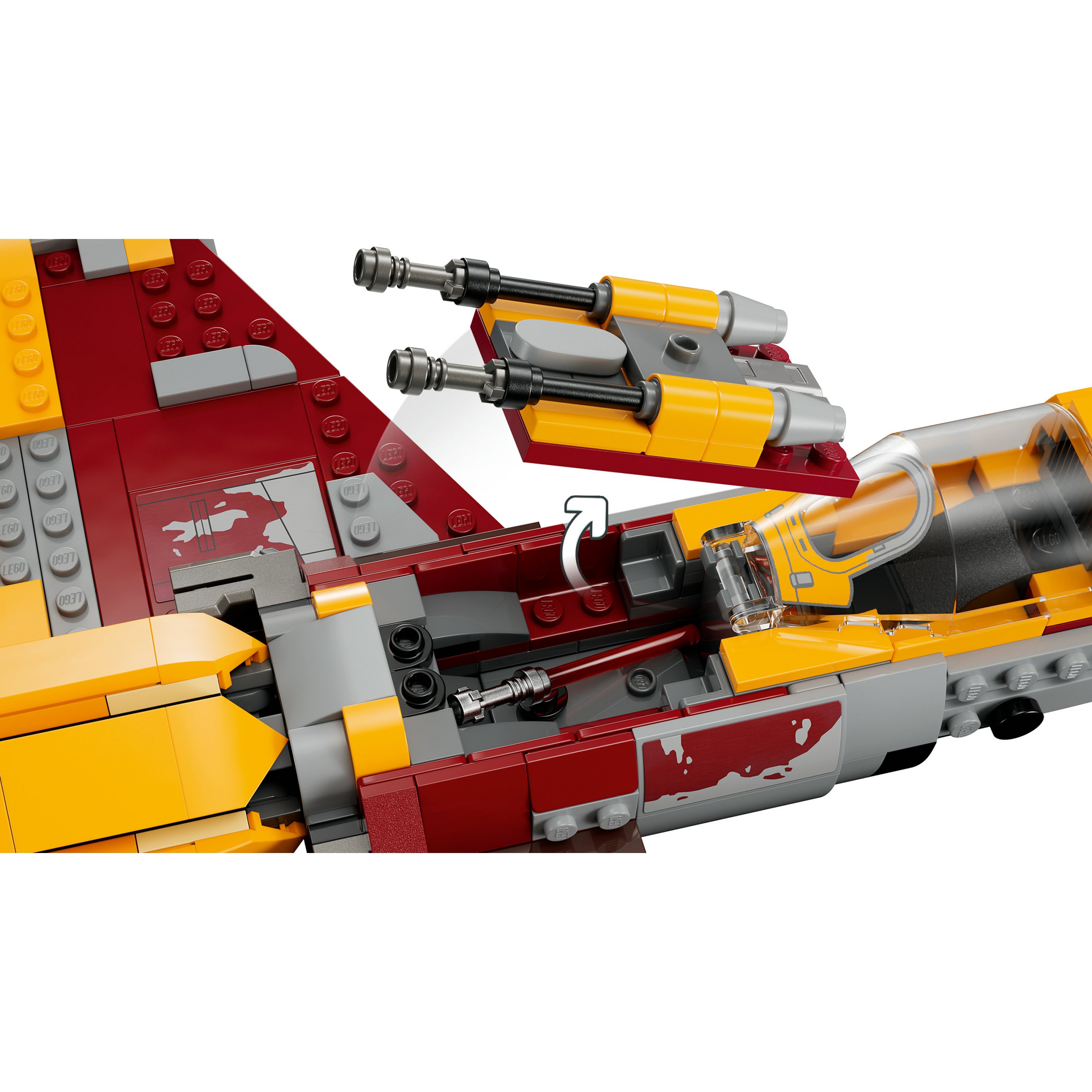 LEGO Star Wars New Republic E-Wing cs. Shin Hatis Starfighter 75364