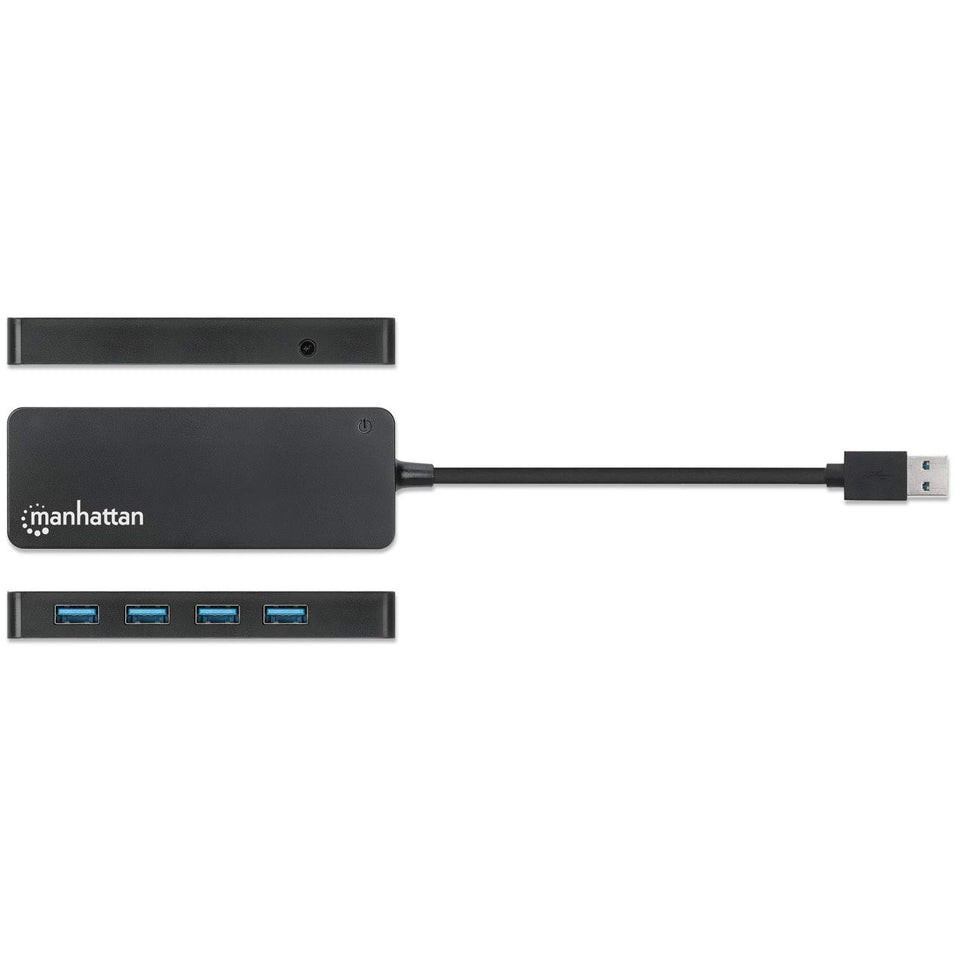 MANHATTAN 4-Port USB 3.2 Gen 1 Hub USB-A St./ 4x A-Buchse